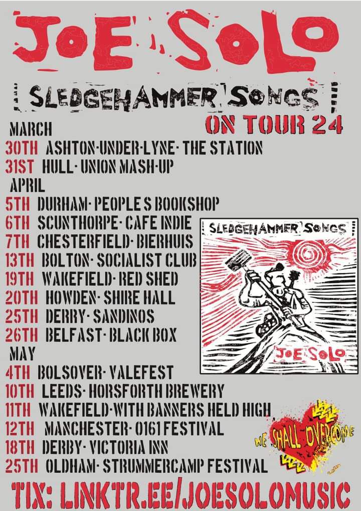 NEW ALBUM: Sledgehammer Songs – Joe Solo